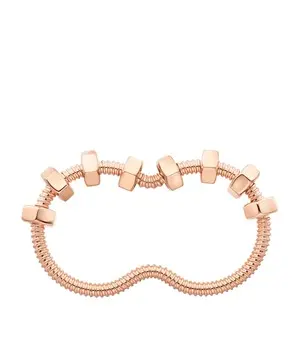 Cartier 18k Rose Gold Écrou De Double Ring