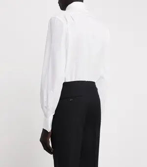 Ralph Lauren Purple Label Pleated Tuxedo Shirt