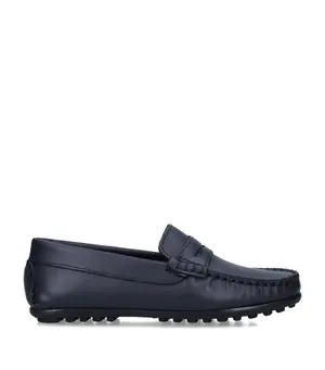 PAPOUELLI Leather Felix Loafers