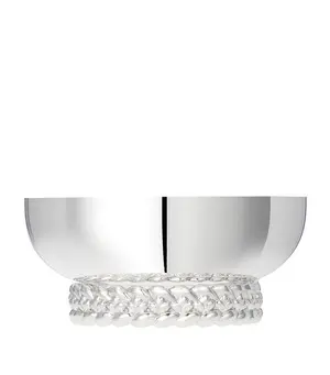 Christofle Plated Babylone Bowl - Silver