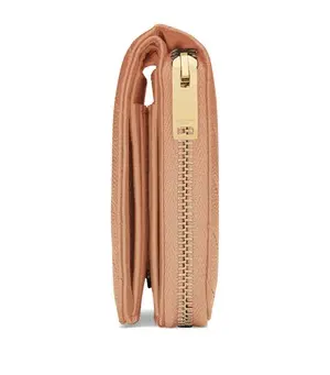 Saint Laurent Small Monogram Matelassé Zip-around Wallet