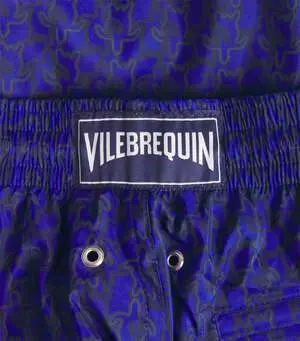 Vilebrequin Turtle Print Mahina Swim Shorts - Blue