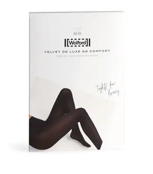 Wolford Velvet De Luxe 66 Comfort Tights - Black