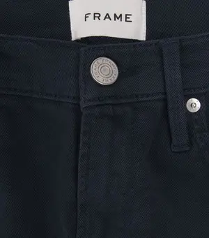 FRAME Mid-rise Slim Jeans - Navy