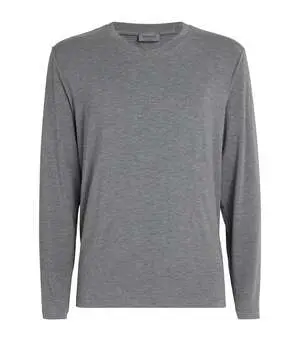 Hanro Casuals V-neck T-shirt - Grey