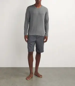 Hanro Casuals V-neck T-shirt - Grey