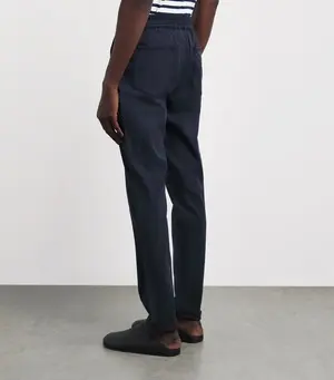 Paige Drawstring Fraser Chinos - Navy