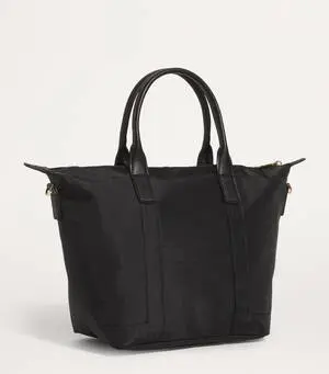 Harrods Grab Nylon Tote Bag - Black