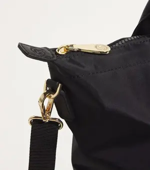 Harrods Grab Nylon Tote Bag - Black