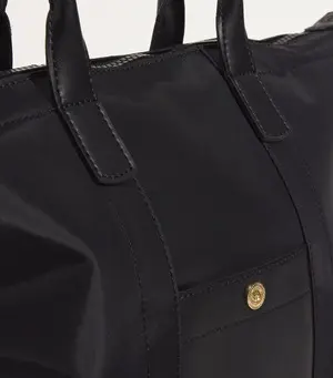 Harrods Grab Nylon Tote Bag - Black
