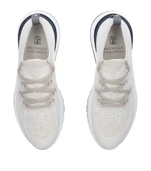 Brunello Cucinelli Knitted Low-top Sneakers