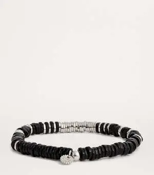 Tateossian Agate And Sterling Disc Bracelet