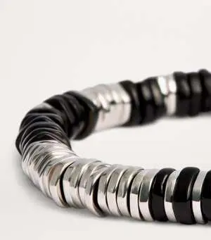Tateossian Agate And Sterling Disc Bracelet