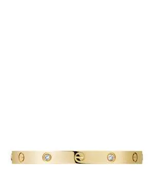Cartier Love Classic 4-diamond Yellow Bracelet