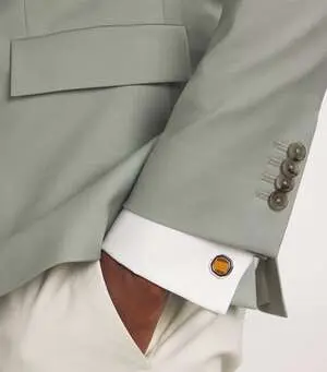 Tateossian Palladium-plated Pen And Cufflinks Set