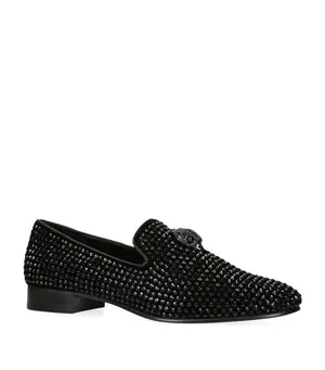 Kurt Geiger Embellished Eagle Head Loafers