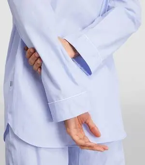 Zimmerli Cotton Pyjama Set - Blue
