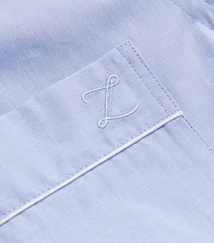 Zimmerli Cotton Pyjama Set - Blue