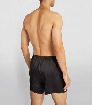 Zimmerli Silk Relaxed Boxers - Black