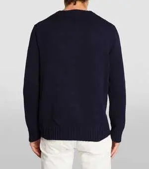 Polo Ralph Lauren Embroidered American Flag Sweater