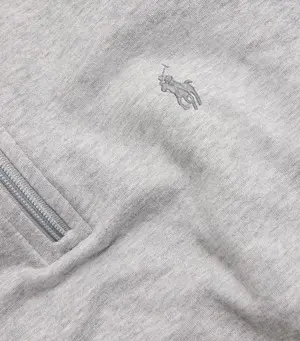 Polo Ralph Lauren Quarter-zip Sweatshirt With Embroidered Pony - Grey