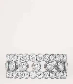Cartier Broderie Diamond Ring In Gold
