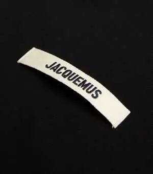 Jacquemus Grosgrain Logo T-shirt - Black