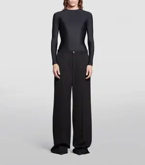 Balenciaga Wool Tailored Trousers