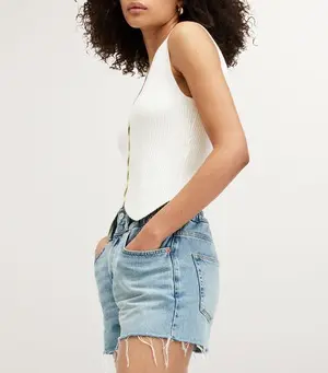 ALLSAINTS Knitted Cruz Waistcoat - White