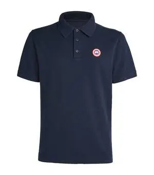 Canada Goose Logo Beckley Polo Shirt - Navy