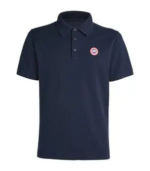 Canada Goose Logo Beckley Polo Shirt - Navy