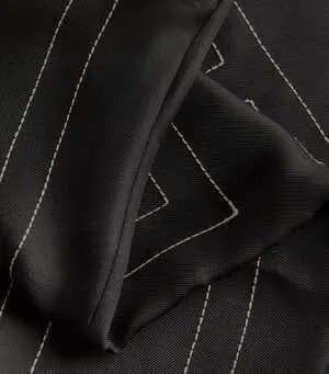 TOTEME Silk Monogram Trousers - Black