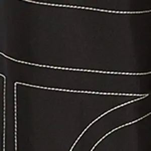 TOTEME Silk Monogram Trousers - Black