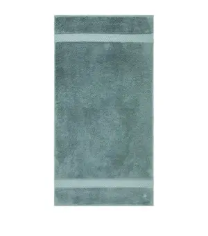YVES DELORME Toile Hand Towel - Green