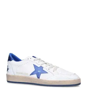 GOLDEN GOOSE Ballstar Leather Sneakers - White