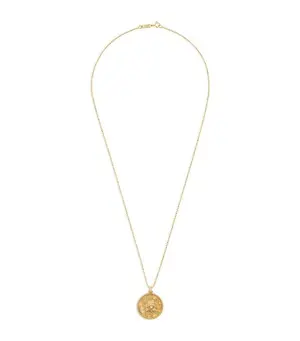 JENNIFER MEYER 18 Karat Yellow Diamond Embellished Good Luck Necklace - Gold