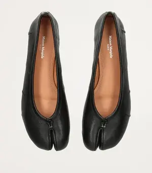 MAISON MARGIELA Leather Tabi Ballet Flats