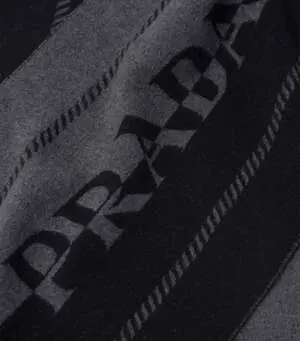 Prada Wool Logo Scarf