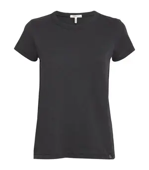 Rag & Bone Pima Cotton Slub T-shirt - Black