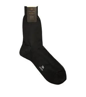 DORE DORE Silk Socks - Black