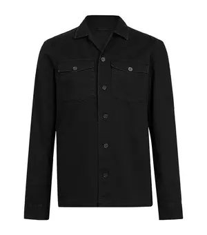 ALLSAINTS Cotton Spotter Overshirt - Black