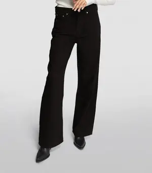 Rag & Bone Mid-rise Wide-leg Jeans