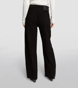 Rag & Bone Mid-rise Wide-leg Jeans