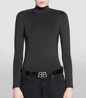 Balenciaga Logo Belt