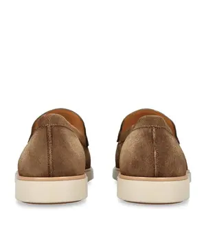 Magnanni Suede Paraiso Loafers - Brown