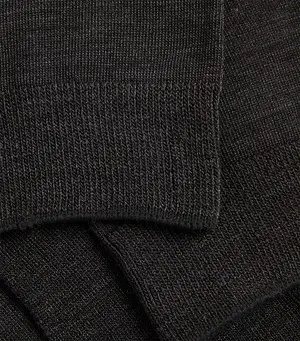 Falke Wool-lyocell Climawool Crew Socks - Grey