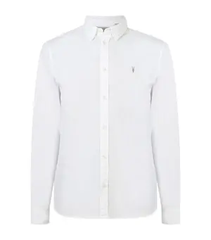ALLSAINTS Stretch-cotton Hawthorne Shirt - White