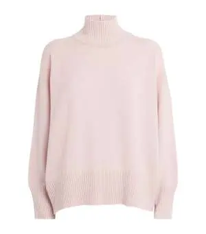 Eskandar Cashmere Rollneck Sweater - Pink