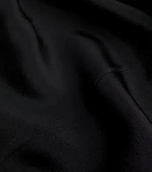 Eskandar Silk Wide-leg Trousers - Black