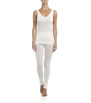 Hanro Wool And Silk Blend Racer Back Tank Top